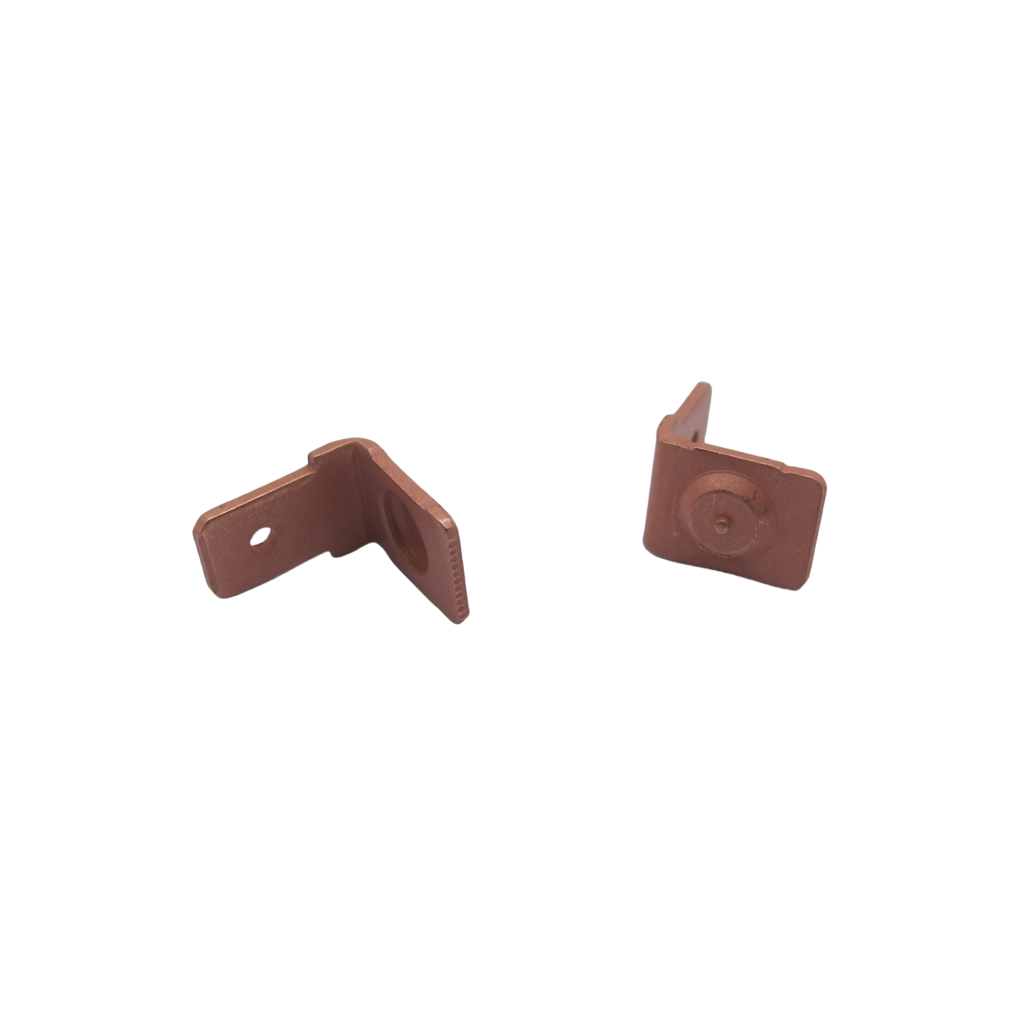 Steel Copper Plated Single Spade CD Earth Tags - Aotuo Precision
